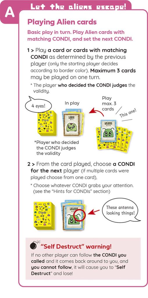 Pipo – The Innocent Aliens, Card Game - Banana Moon Games